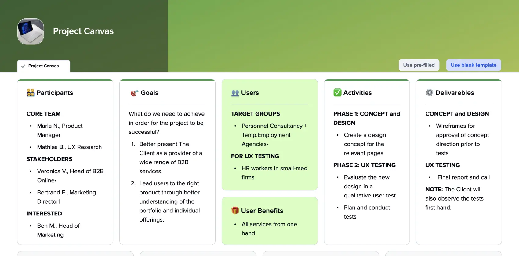 Free Project Canvas: Unleash Your Creativity and Master Project Management 📊🖌️